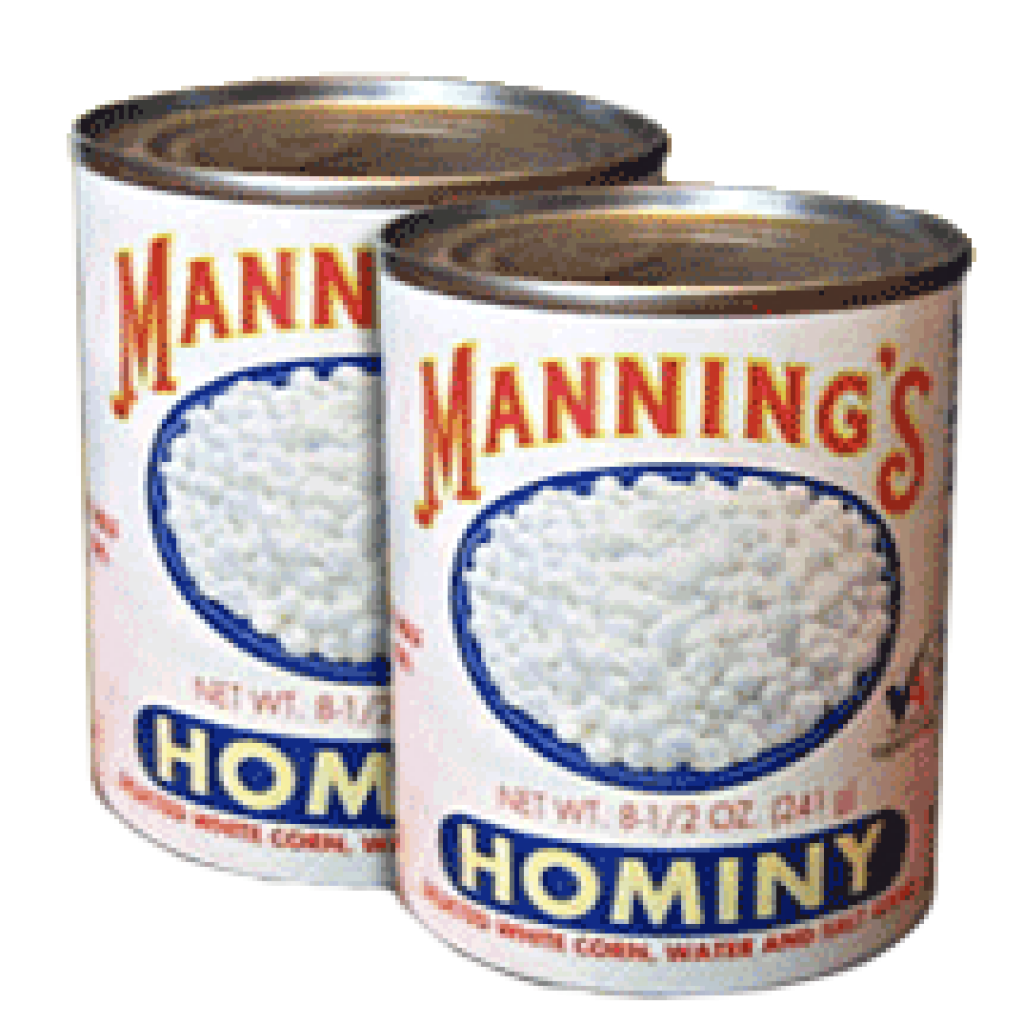 15 oz. Can MANNING’S HOMESTYLE HOMINY | Tidewater Herring Roe